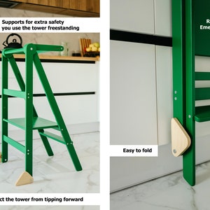 Folding Helper LELEKA for Kitchen, Super THIN Foldable Tower Architoyz ...