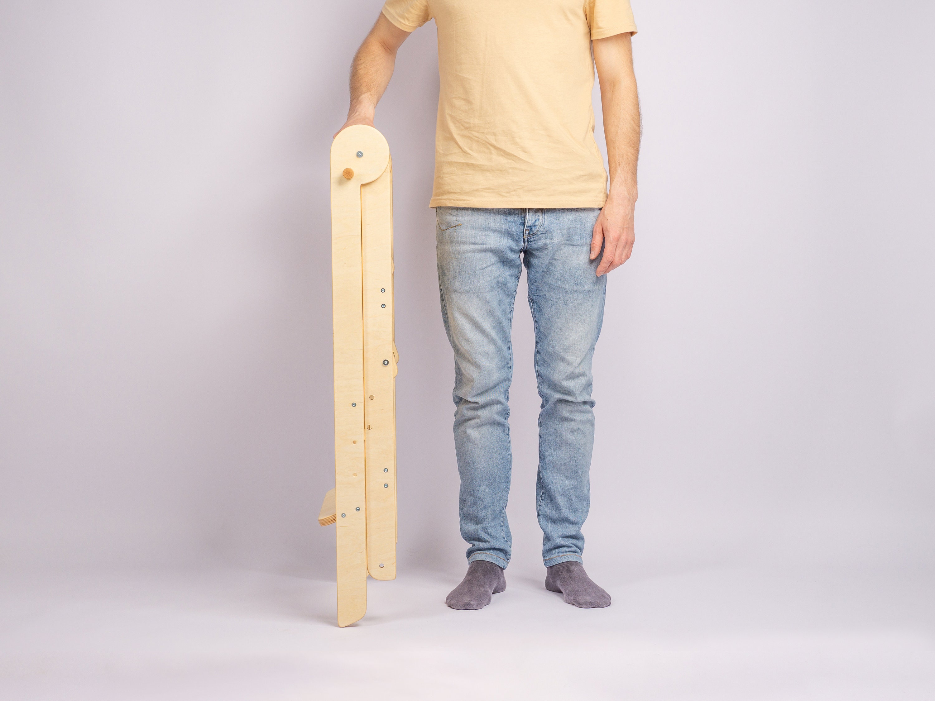 Adjustable Folding Helper Tower PEAK Toddler Kitchen Step | Etsy