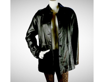 Leather Spy Jacket - Etsy