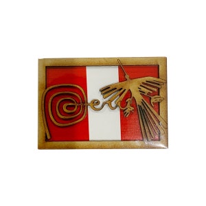 NEW Machu Picchu Llama Chullo Nazca Peru Wood Gift Souvenir Magnet - Etsy