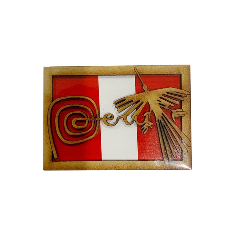 NEW Machu Picchu Llama Chullo Nazca Peru Wood Gift Souvenir Magnet - Etsy