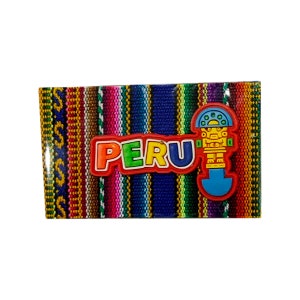 NEW Machu Picchu Tumi Llama Peru Peruvian Textile Fabric Gift Souvenir ...