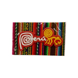 NEW Machu Picchu Tumi Llama Peru Peruvian Textile Fabric Gift Souvenir ...