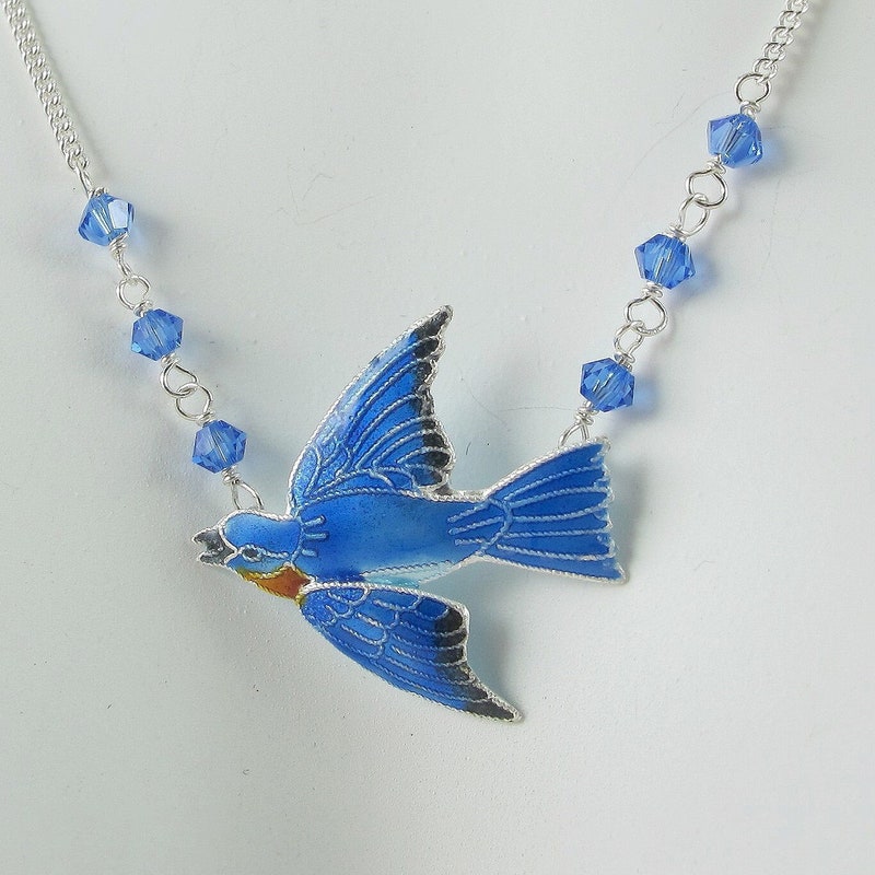Bluebird Necklace - Etsy