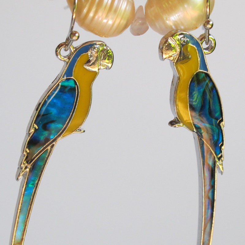 Parrot Earrings - Etsy