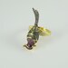 Sterling Parrot Ring With CZ Stones, Cockatoo Jewelry, Statement Ring ...