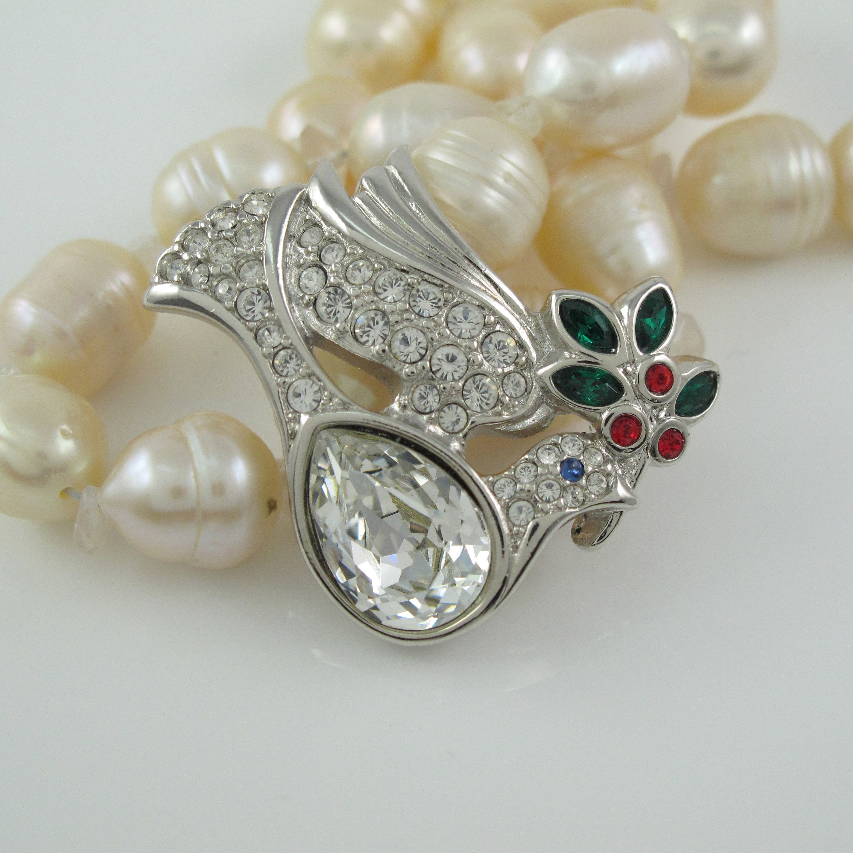 Authentic Swarovski Dove Pin, Bird of Peace, Genuine, Bird of God ...