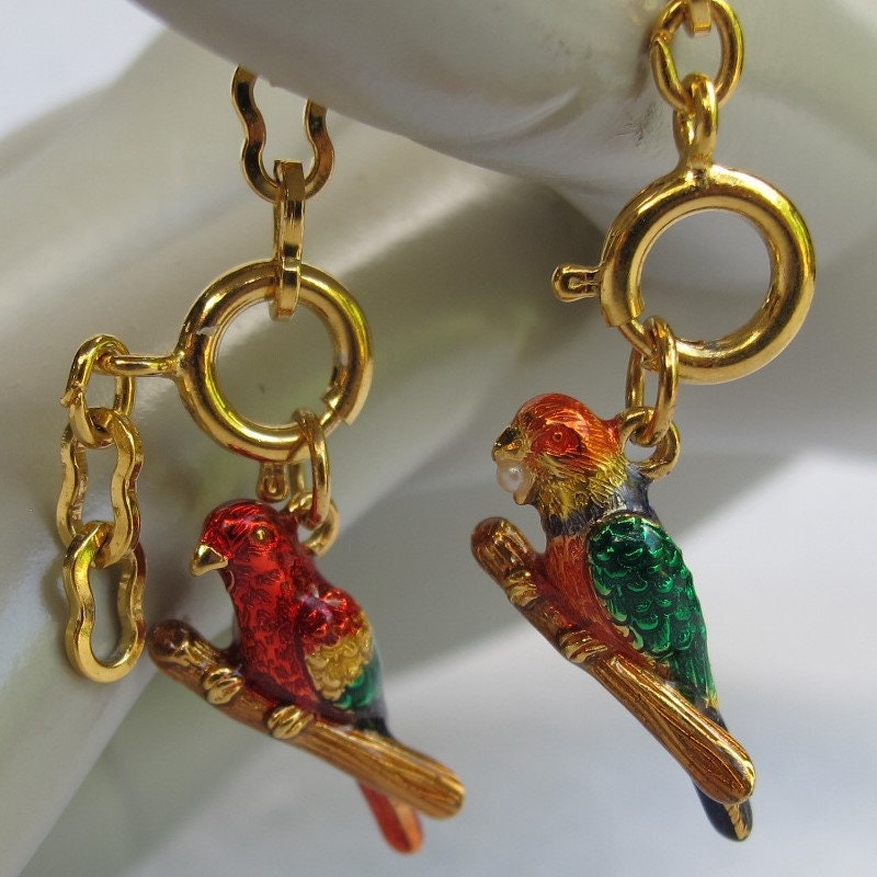 Joan Rivers Parrot Charms Noah's Ark - Etsy