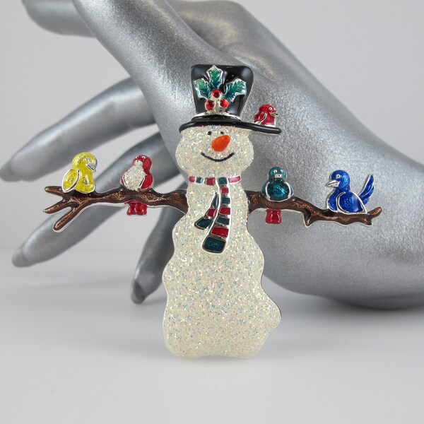 Snowman Pin - Etsy