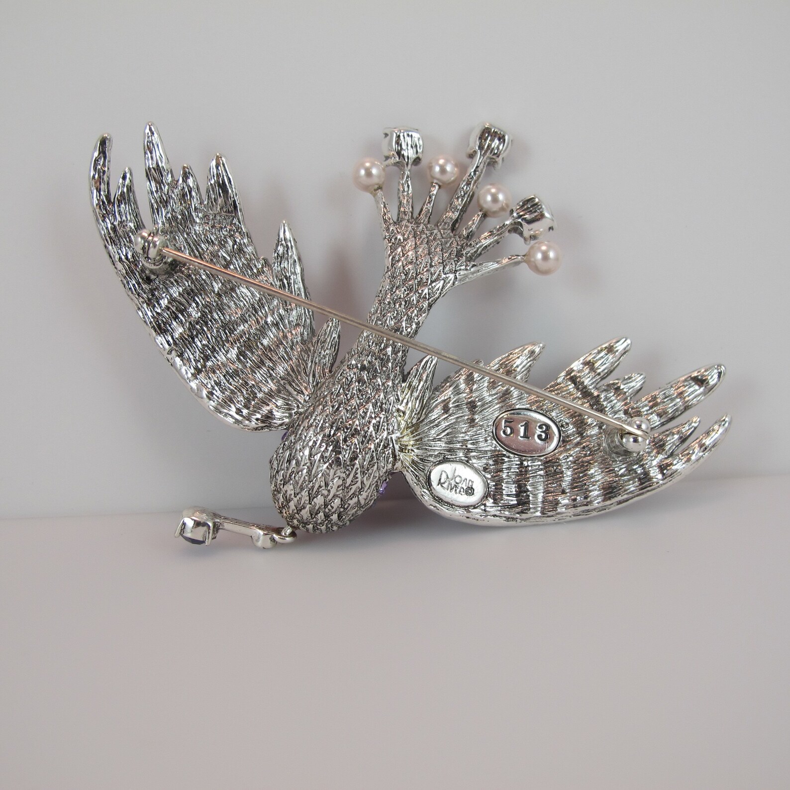 Vintage Joan Rivers Swan Brooch Firebird Bird of Paradise | Etsy