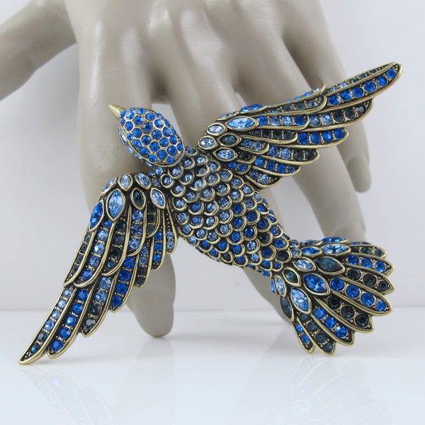 Bluebird Brooch - Etsy