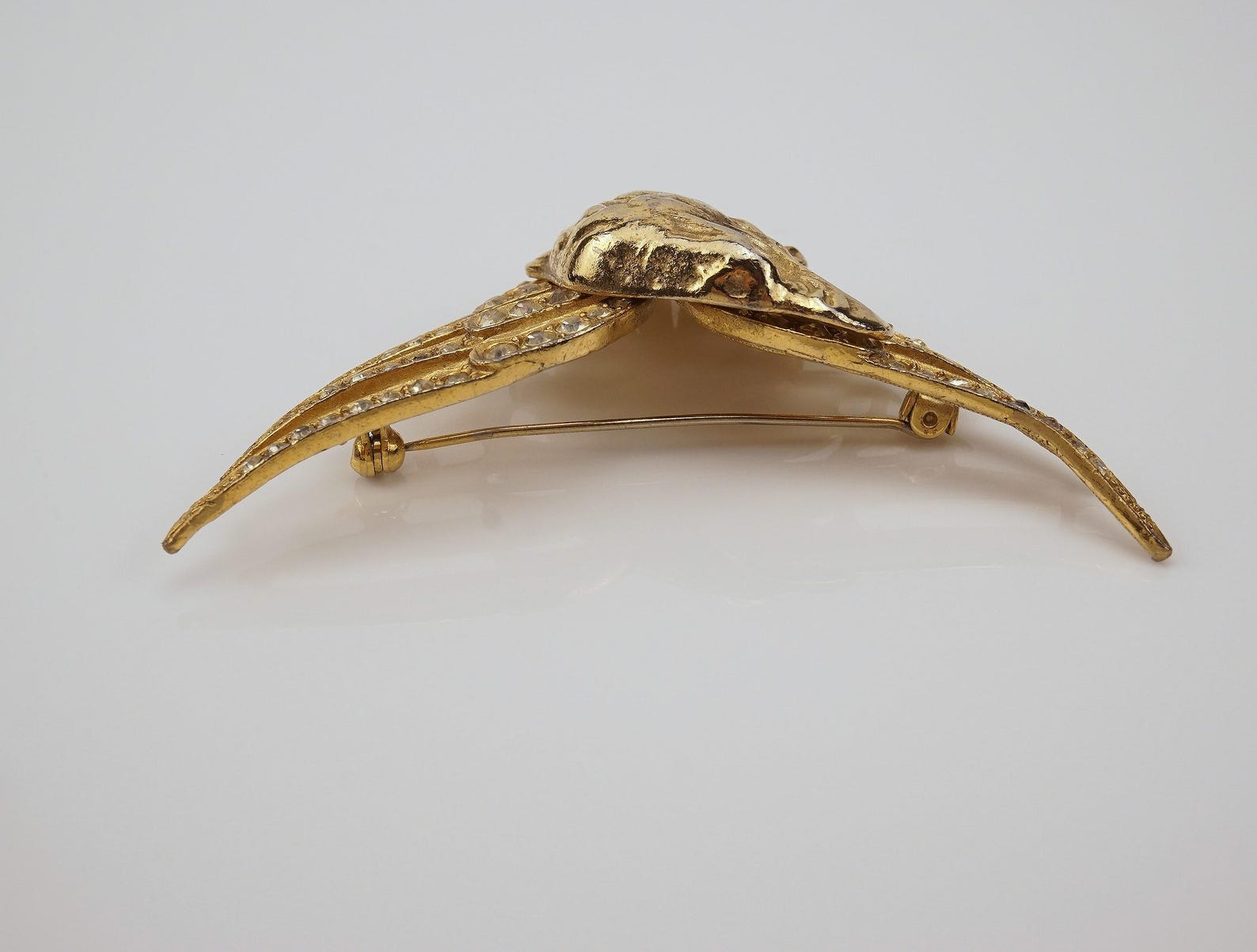 Butler & Wilson Eagle Brooch, Austrian Crystals, Made in England ...