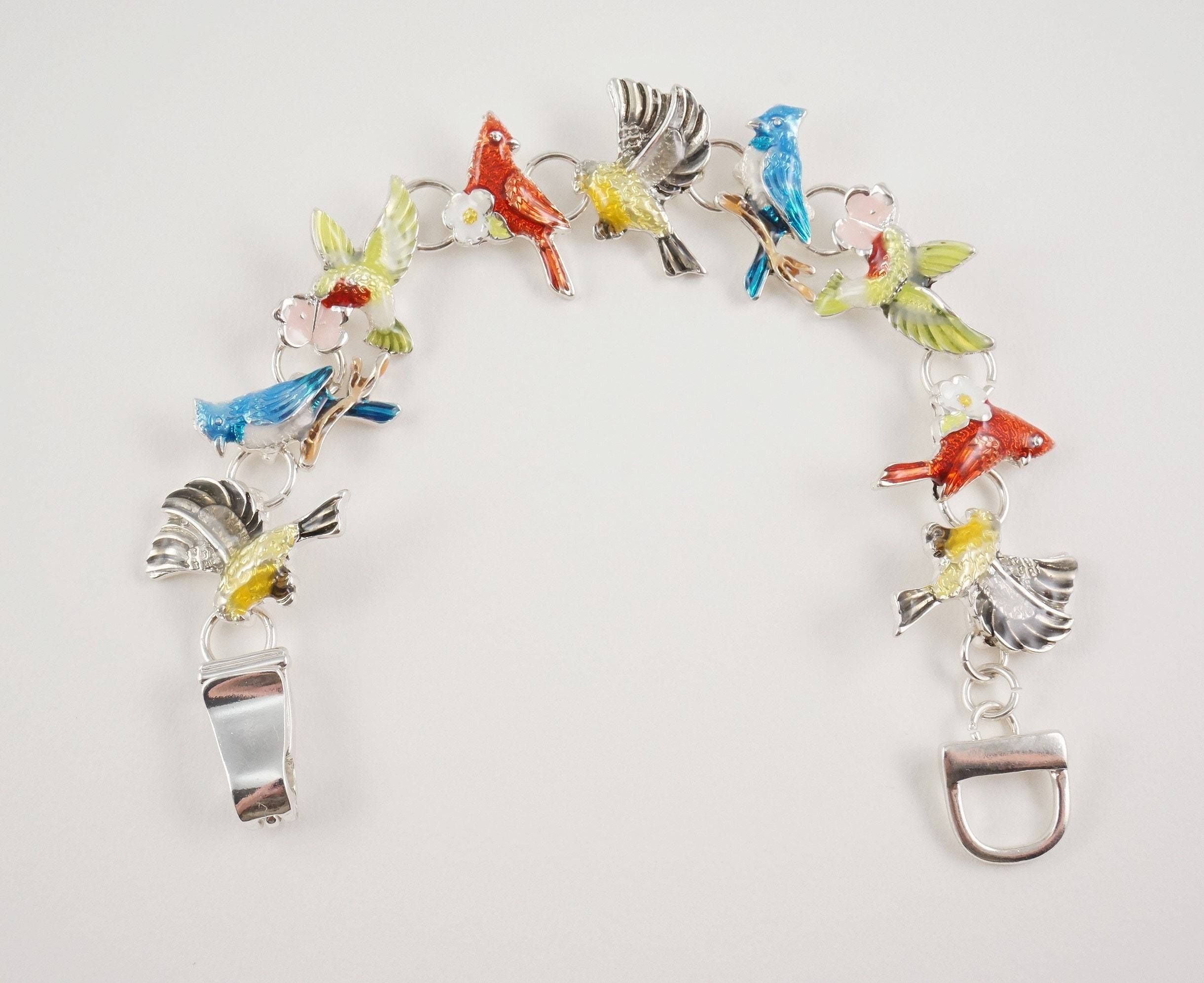 Songbird Magnetic Bracelet, Birdwatcher Gift, Bird Lover Present ...