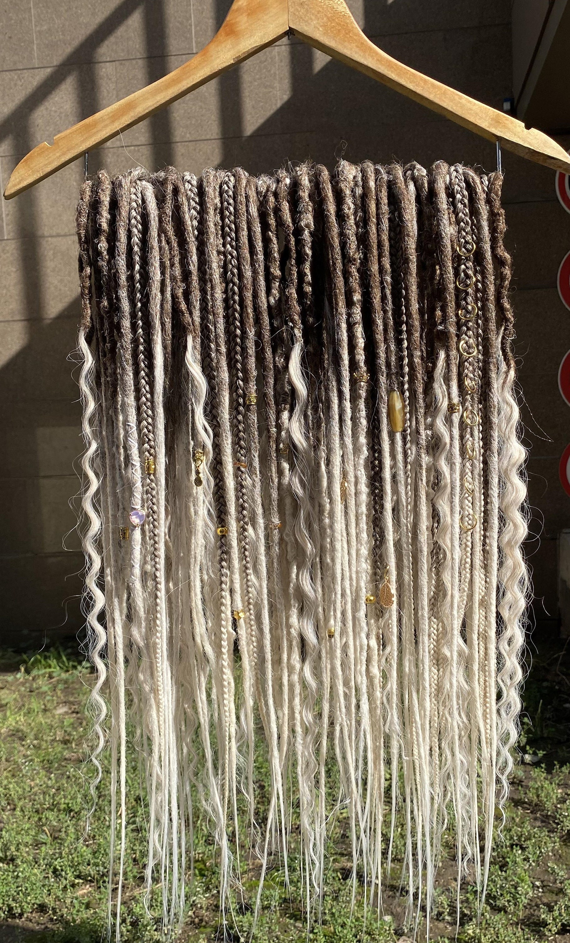 Angel Set, Synthetic Dreads With Curls,gaucho Style, Transitions From ...
