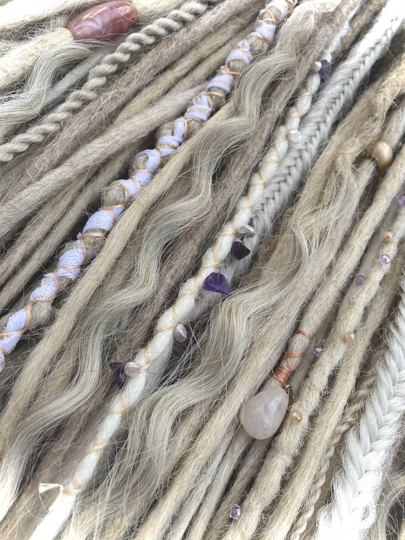 Sandy Weves Dreads, Synthetic Blonde Dreads, Tropical Style, Festival ...