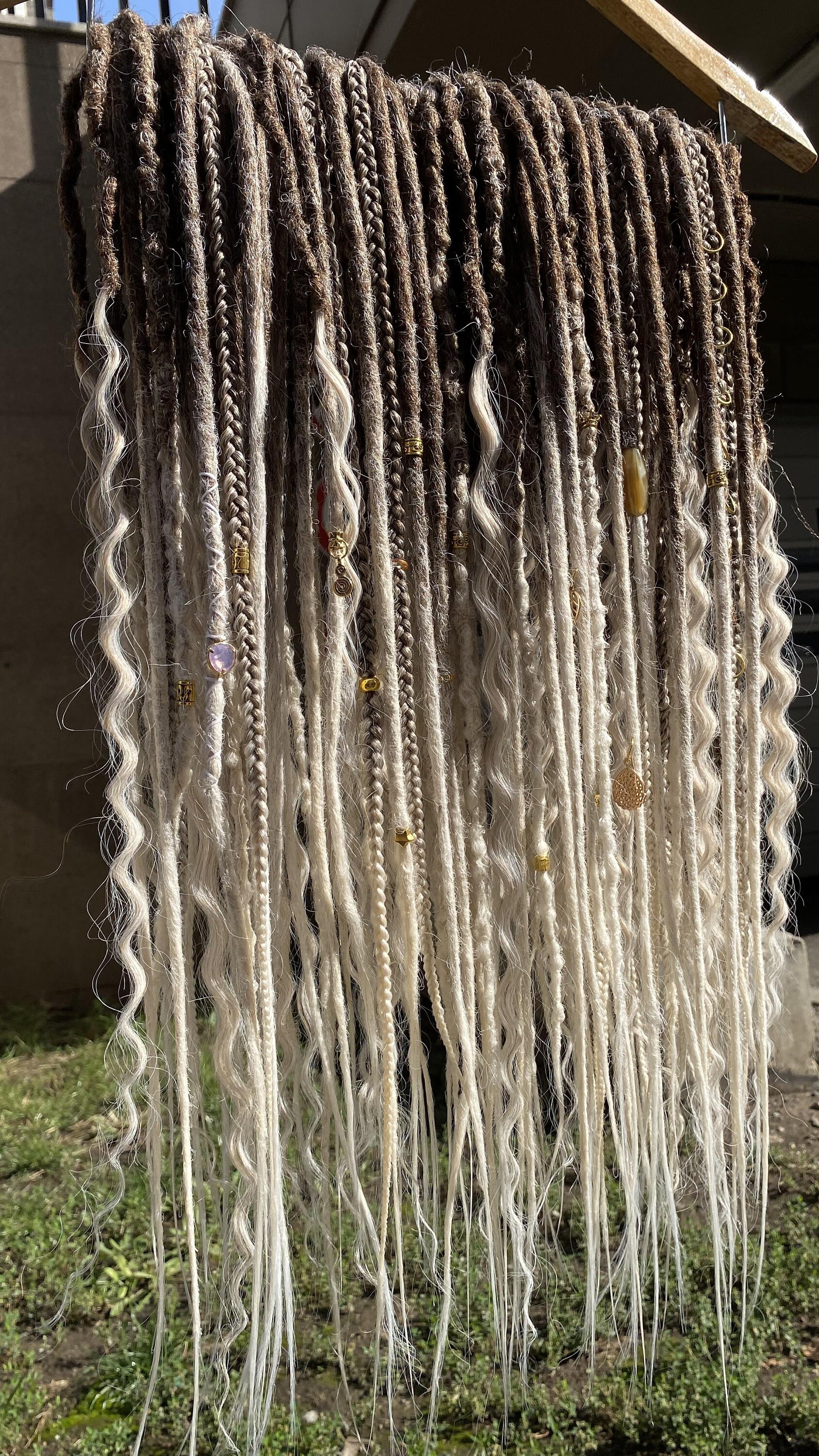 Angel Set, Synthetic Dreads With Curls,gaucho Style, Transitions From ...