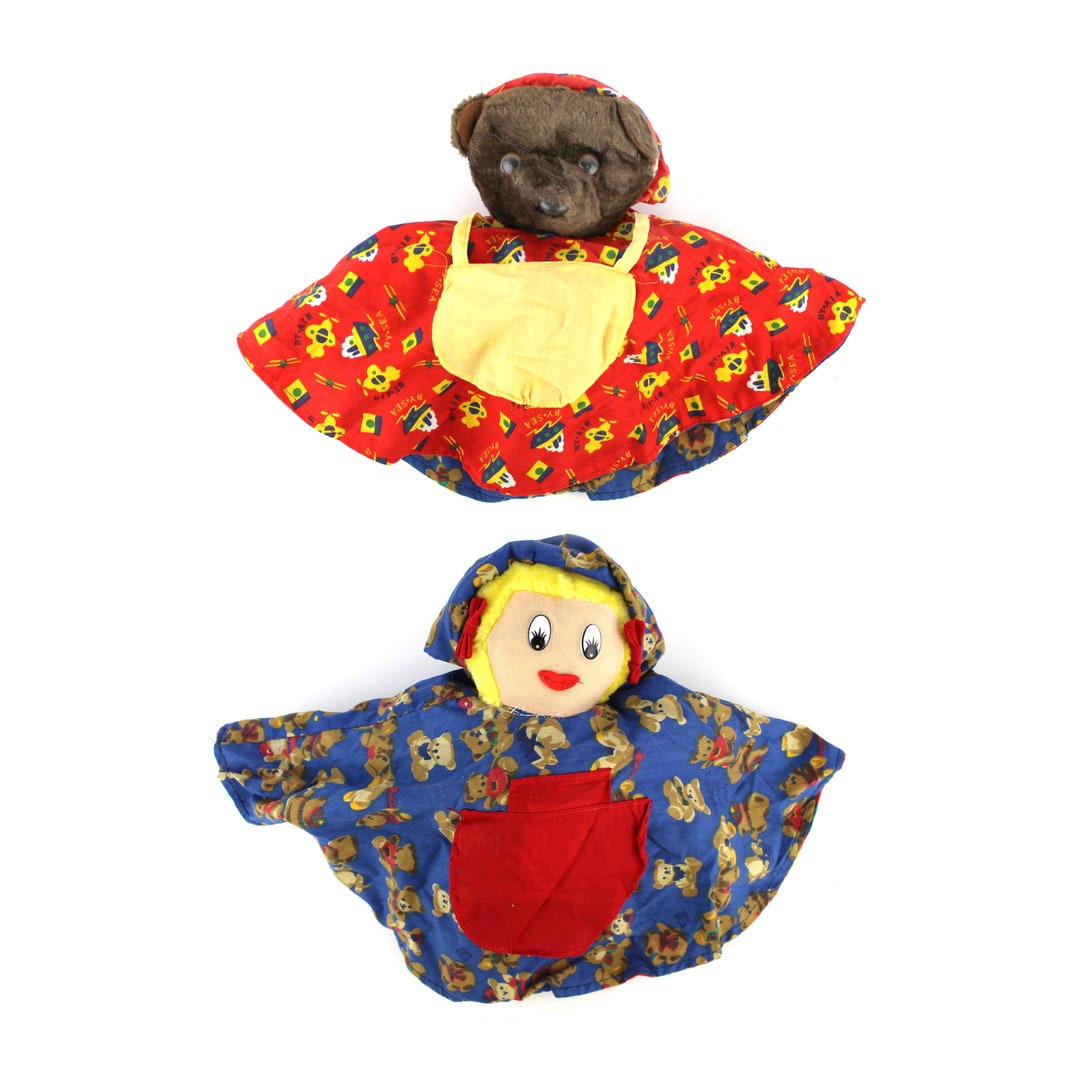 Goldilocks & the Three Bears 4 Sided Changeable Plush Toy - Etsy