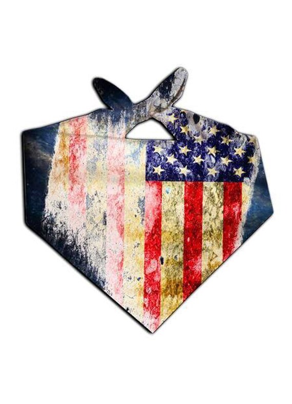 Tattered US Flag Vintage Colorful Vibrant Unisex Head Wrap | Etsy