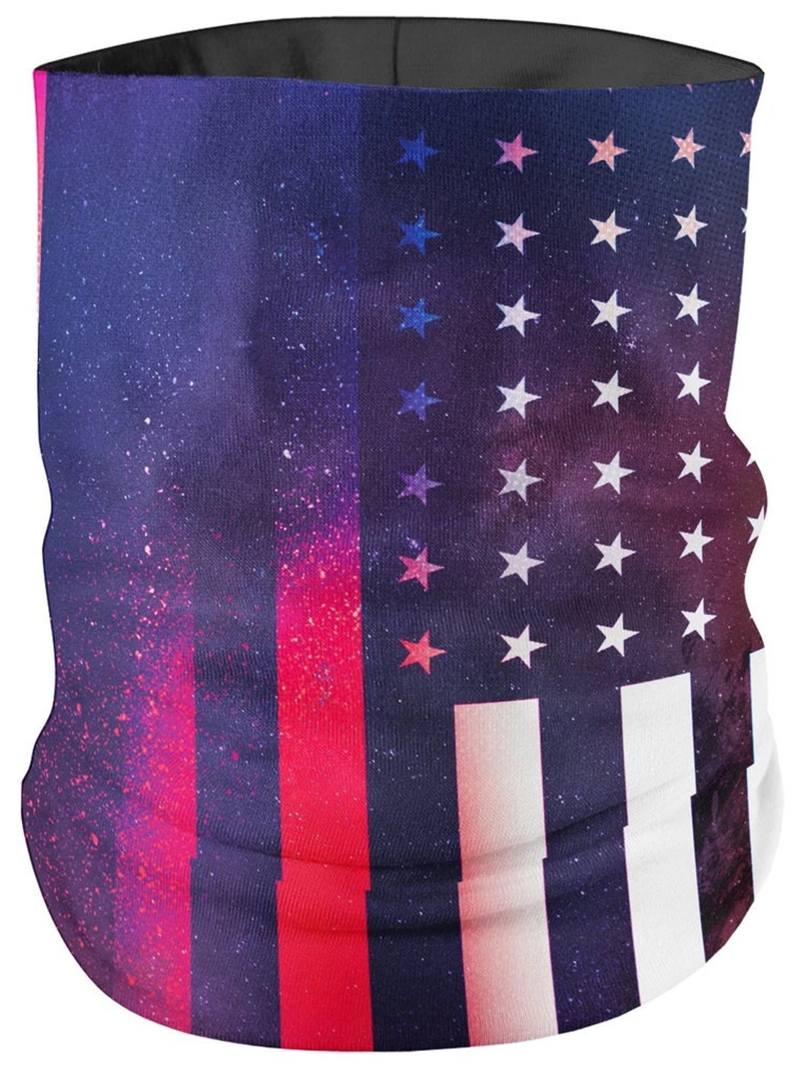 Galaxy Flag Abstract Psychedelic Colorful Vibrant Unisex Neck - Etsy