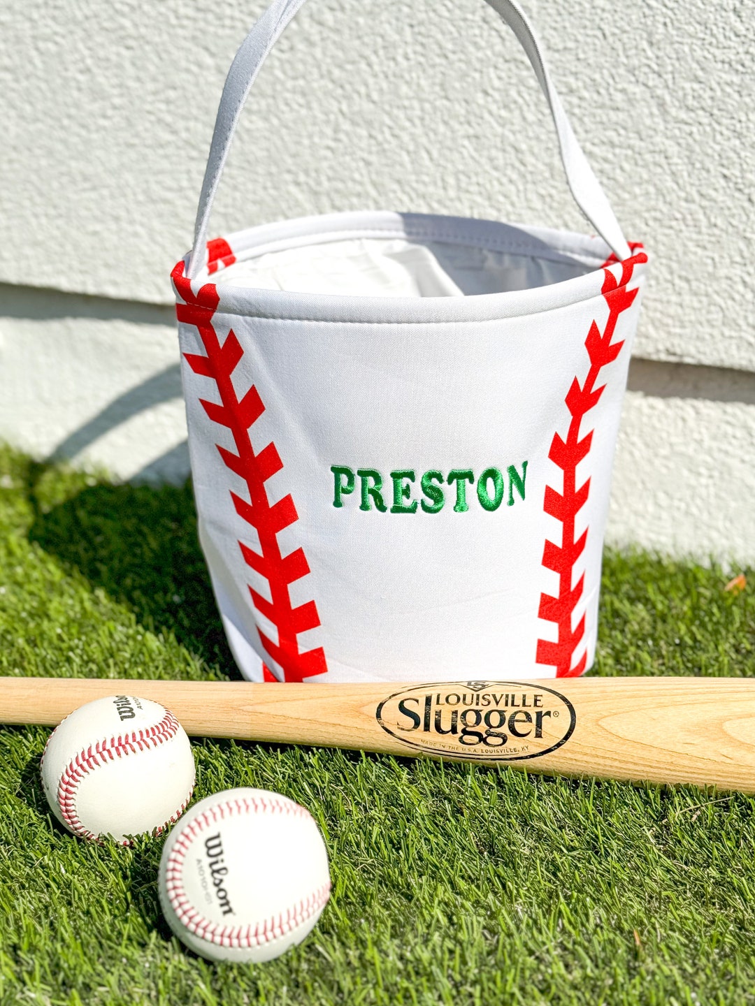 Personalized Baseball Easter Basket | Name Easter Basket | Custom ...