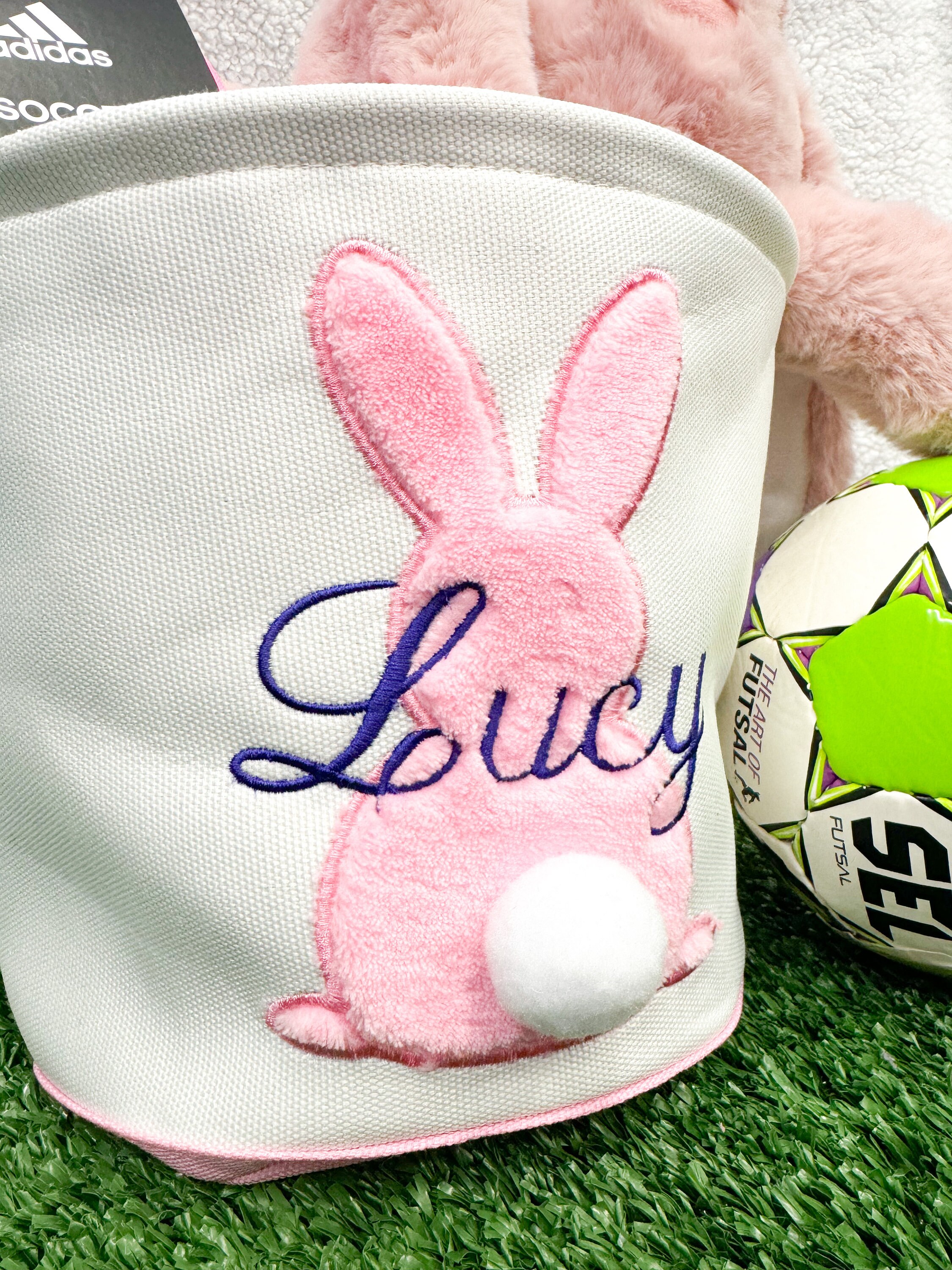 Personalized Easter Basket Name Easter Basket Bunny Easter Basket ...