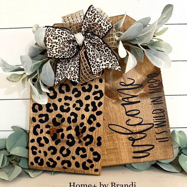 Leopard Print Wreath - Etsy