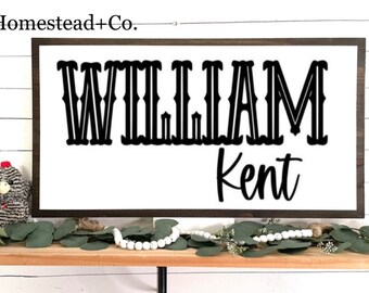 Western Name Sign - Etsy