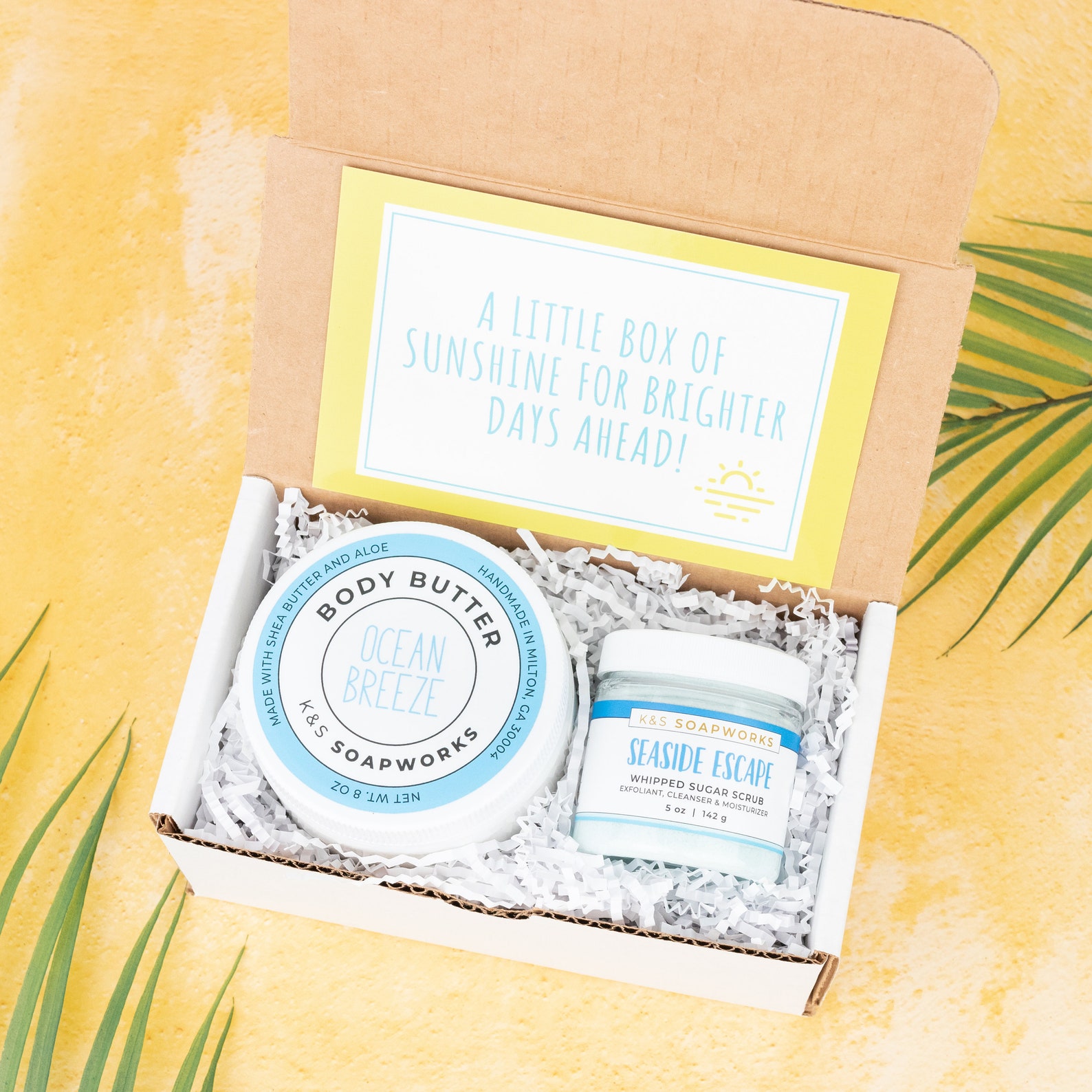 Care Box Gift Set, Virtual Hug, Gift for Her, Spa Gift Set, Body Butter ...