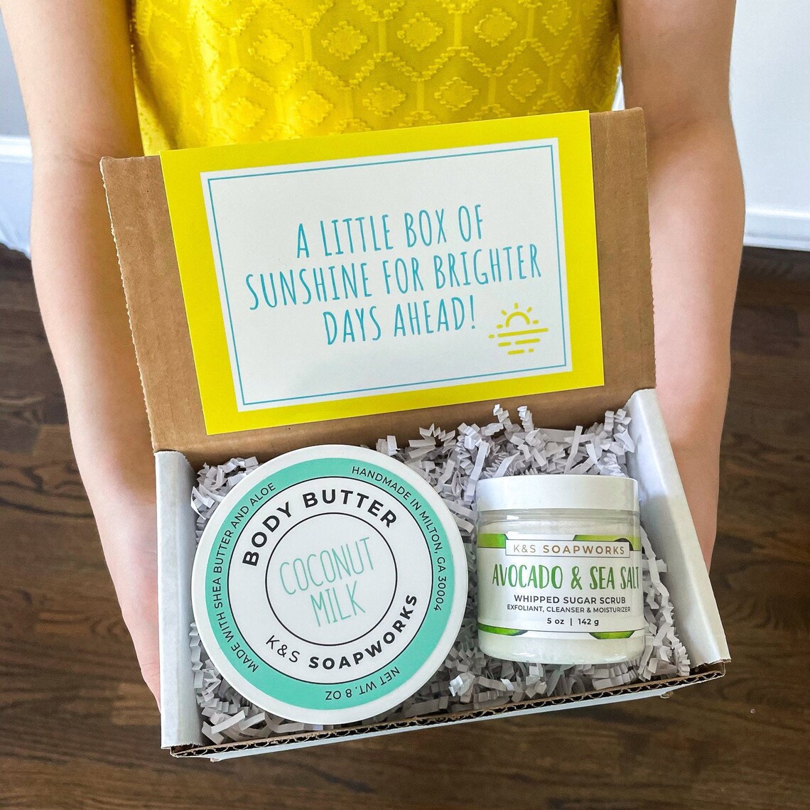 Care Box Gift Set Virtual Hug Gift for Her Spa Gift Set | Etsy