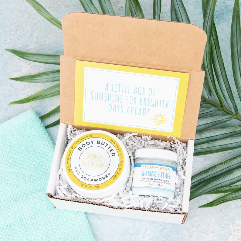 Care Box Gift Set Virtual Hug Gift for Her Spa Gift Set - Etsy