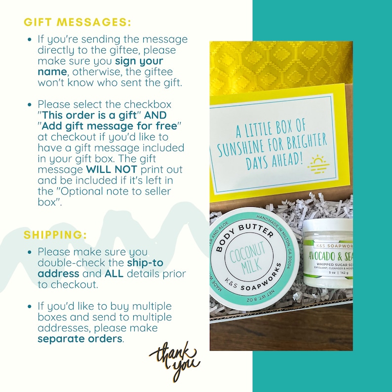 Care Box Gift Set, Virtual Hug, Gift for Her, Spa Gift Set, Body Butter ...