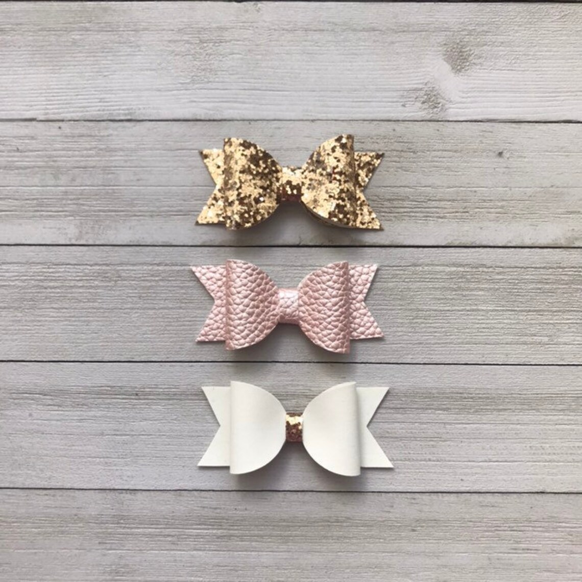 Leather Bows Leather Hair Bows Toddler Hair Bows Toddler - Etsy
