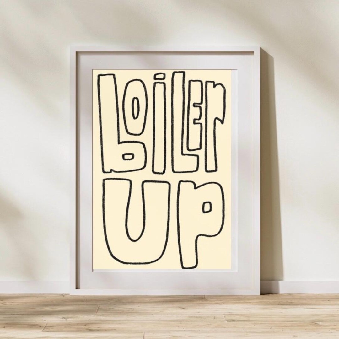 Boiler up Dorm Room Poster - Etsy
