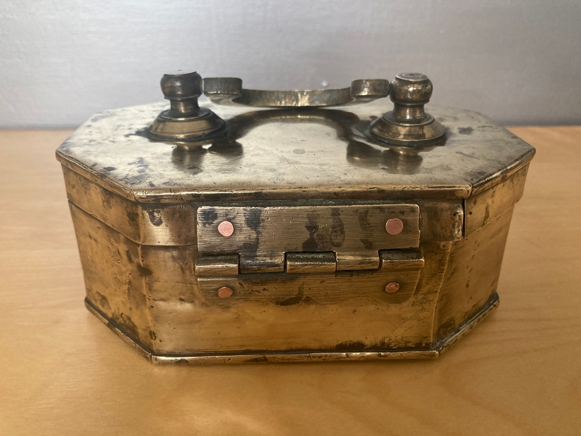 Antique Indian Brass Paan Daan Box Indian Spice Box Supari - Etsy UK