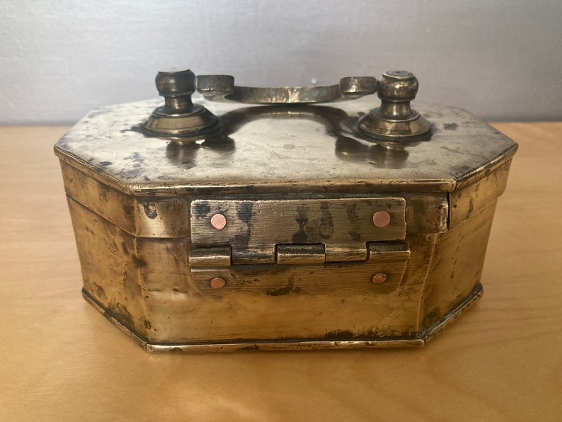 Antique Indian Brass Paan Daan Box Indian Spice Box Supari - Etsy UK
