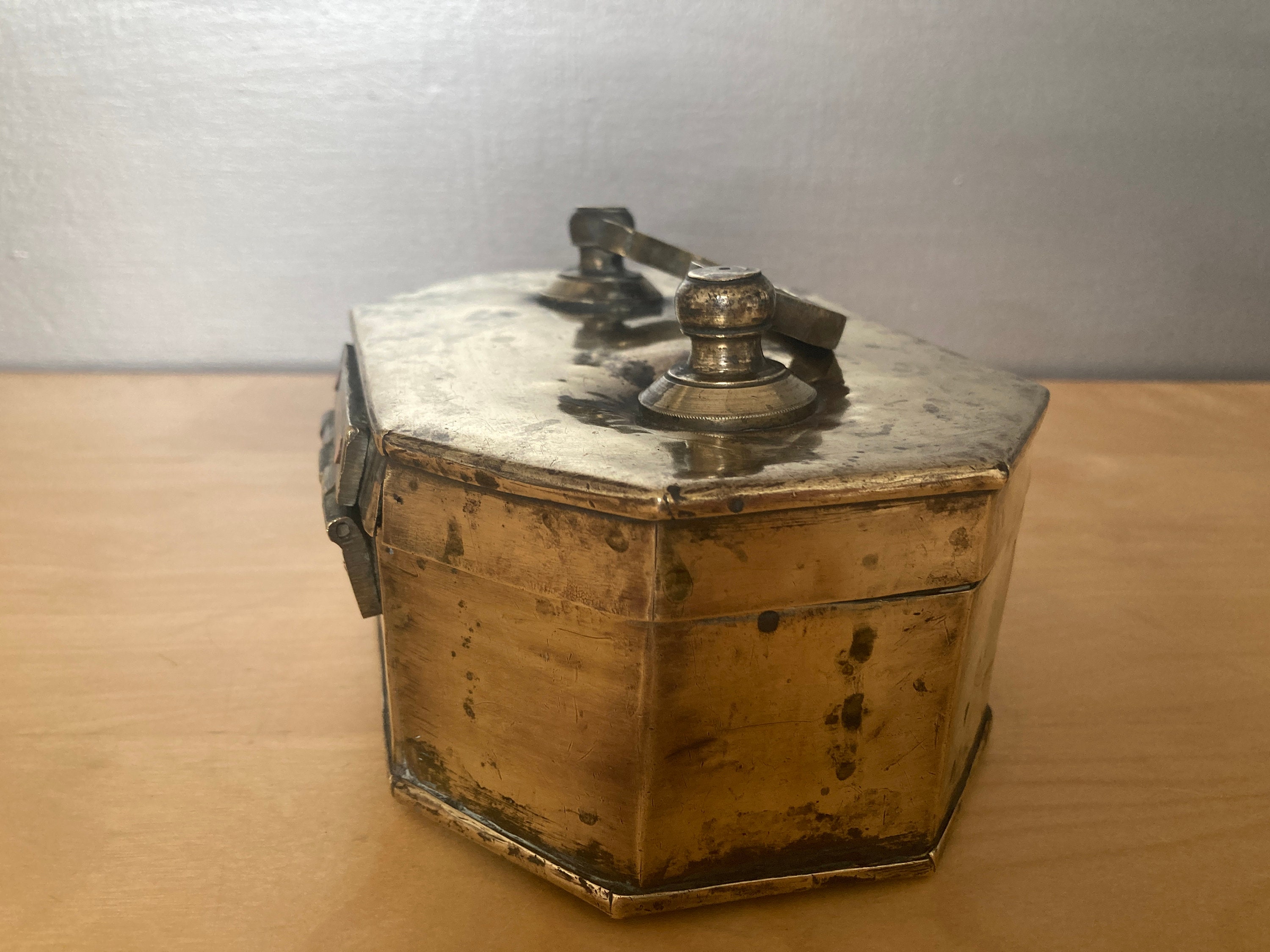 Antique Indian Brass Paan Daan Box Indian Spice Box Supari - Etsy UK