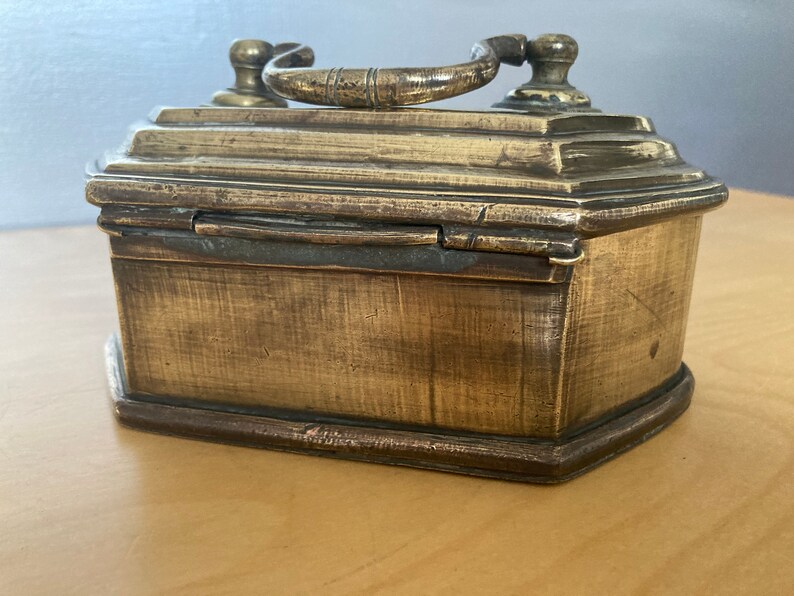 Antique Indian Brass Paan Daan Box Indian Spice Box Supari - Etsy UK