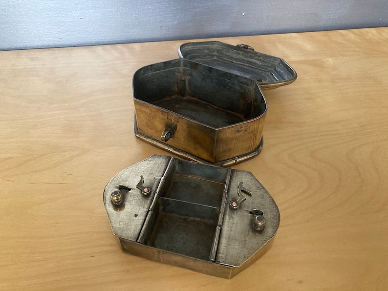 Antique Indian Brass Paan Daan Box Indian Spice Box Supari - Etsy UK