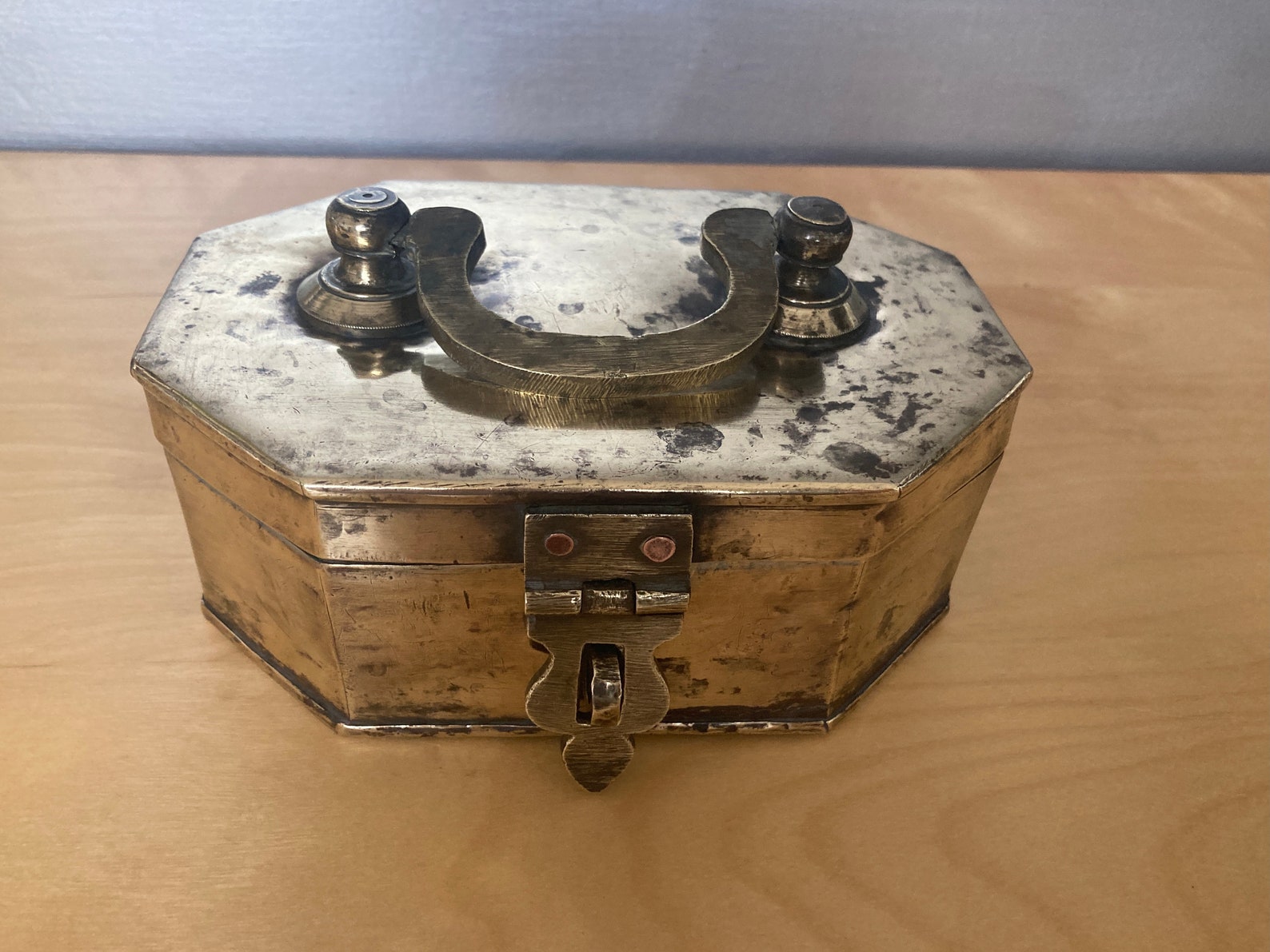 Antique Indian Brass Paan Daan Box Indian Spice Box Supari - Etsy UK