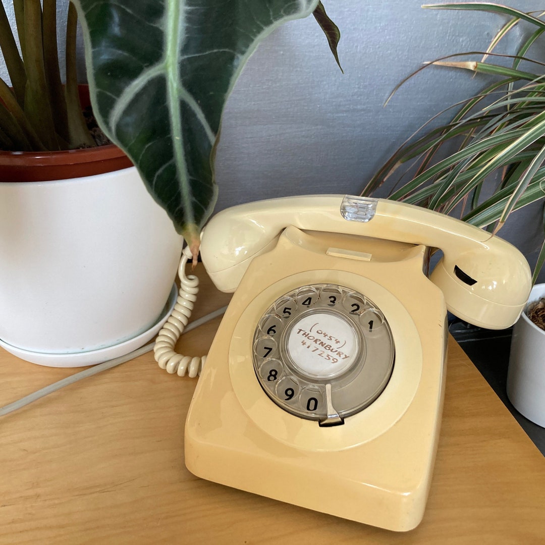 Vintage 1980's BT Rotary Phone - Etsy