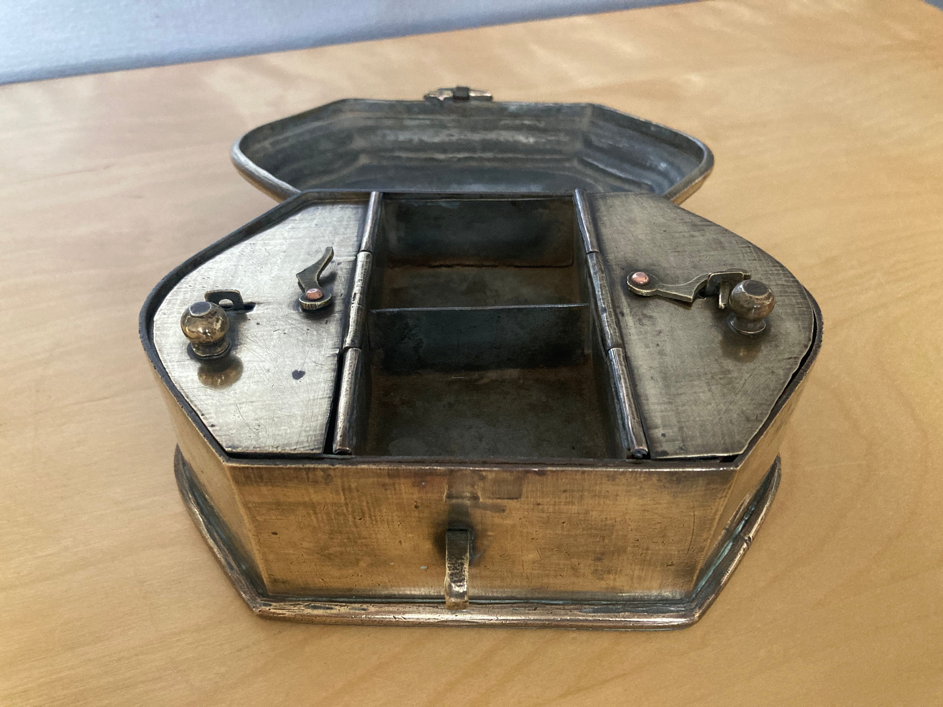 Antique Indian Brass Paan Daan Box Indian Spice Box Supari - Etsy UK