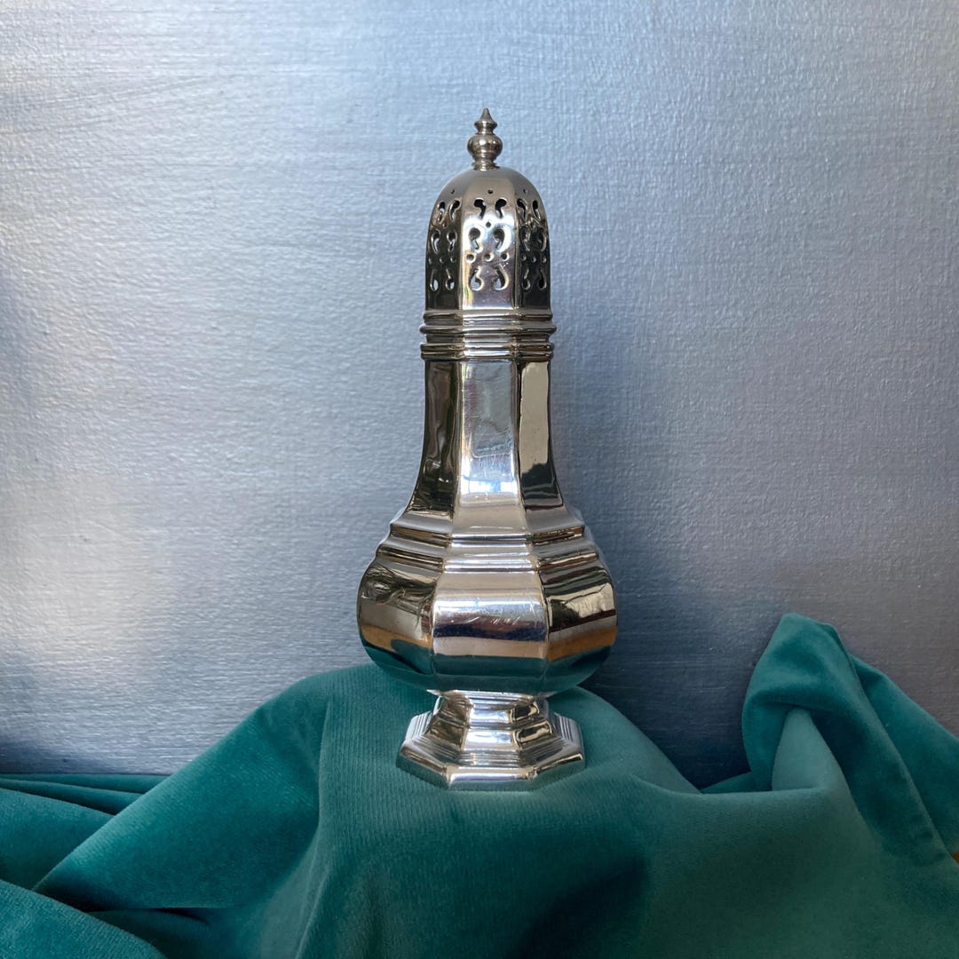 Vintage Elkington Silver Plate Sugar Sifter: Queen Anne Style, 1930s ...