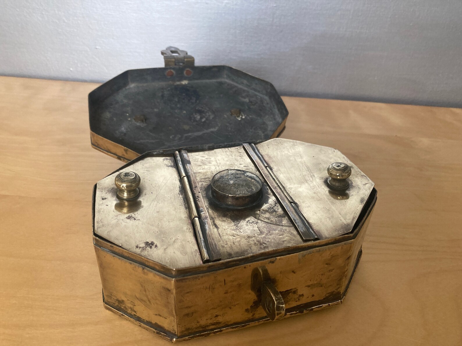 Antique Indian Brass Paan Daan Box Indian Spice Box Supari - Etsy UK