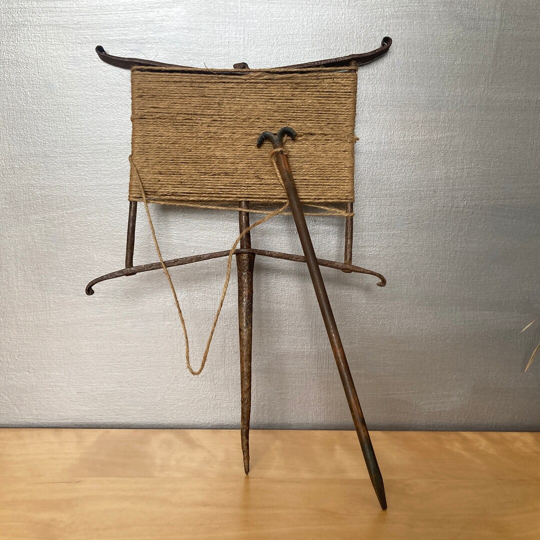 Vintage Gardeners String Line, Cast Iron Gardeners Planting Line Guide ...