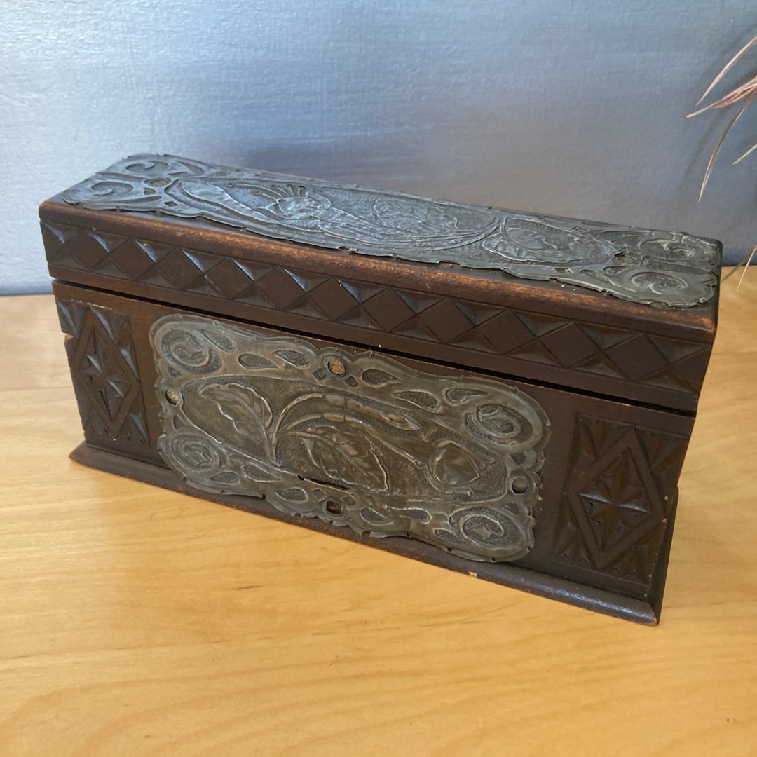 Art Nouveau Stationery Box, Stationery Desk Tidy - Etsy