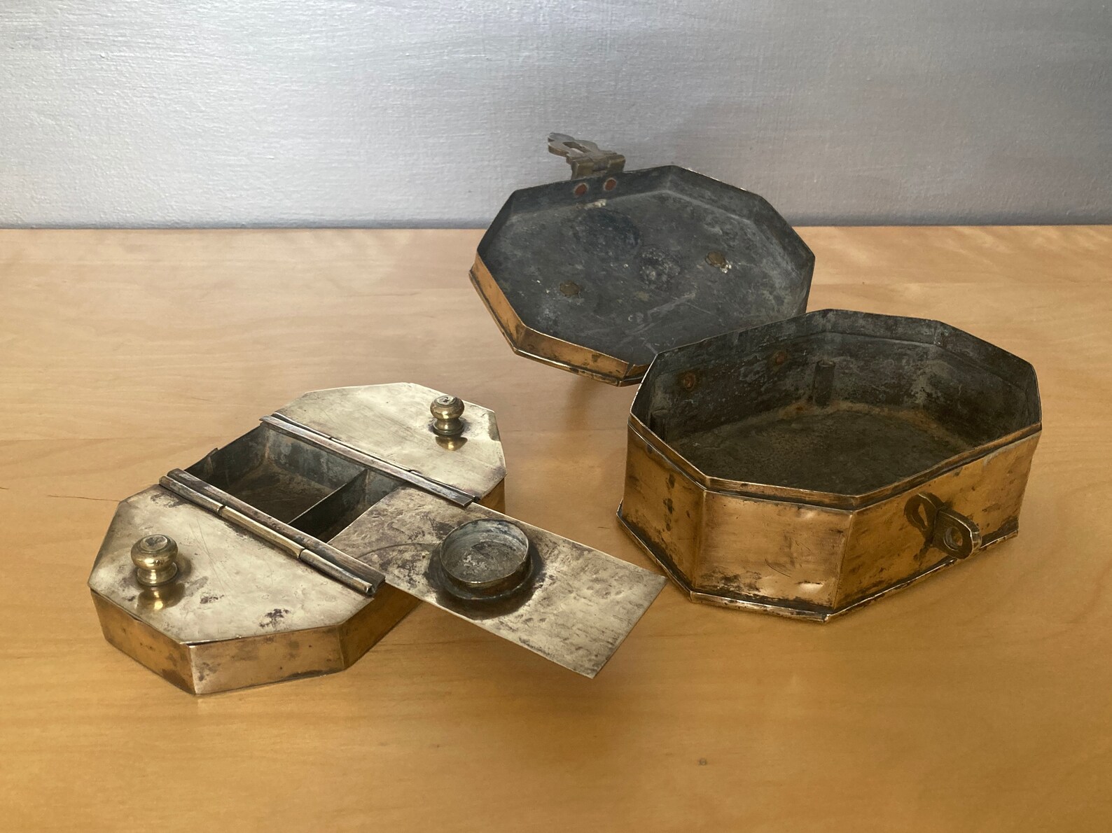 Antique Indian Brass Paan Daan Box Indian Spice Box Supari - Etsy UK