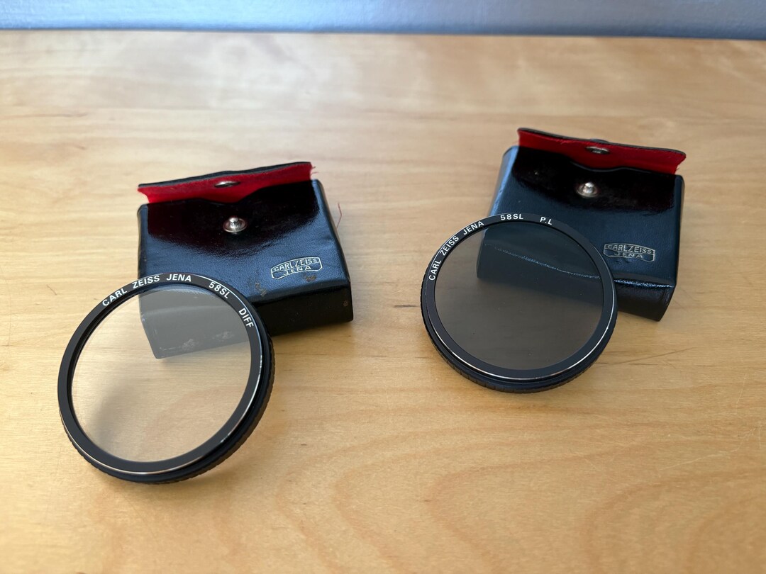 2 Carl Zeiss Jena Lense Filters - Etsy