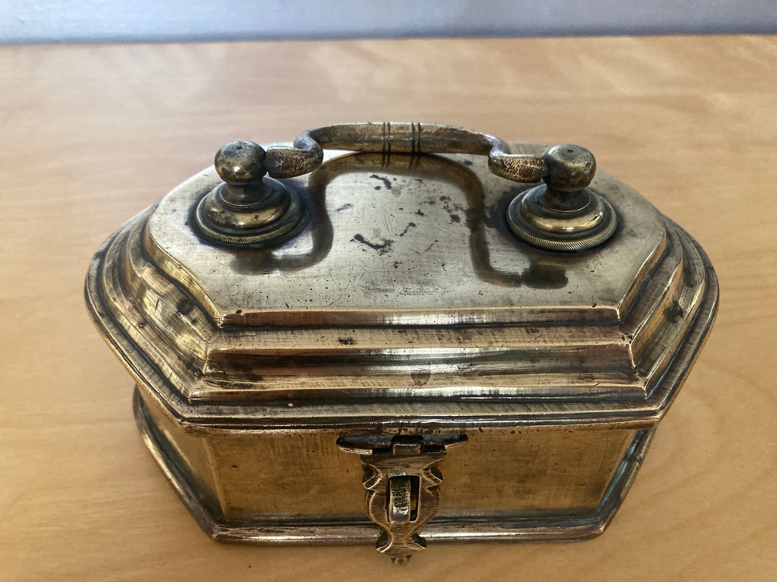 Antique Indian Brass Paan Daan Box Indian Spice Box Supari - Etsy UK