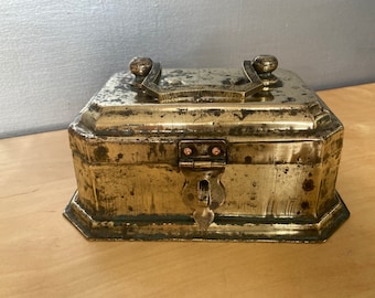 Antique Indian Brass Paan Daan Box Indian Spice Box Supari - Etsy UK