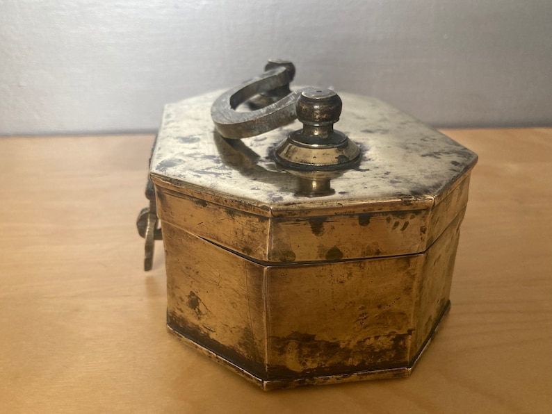 Antique Indian Brass Paan Daan Box Indian Spice Box Supari - Etsy UK